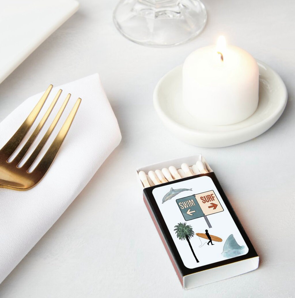 California Matchbox Wedding Favors. Bulk Wedding Favors. Pack - Etsy