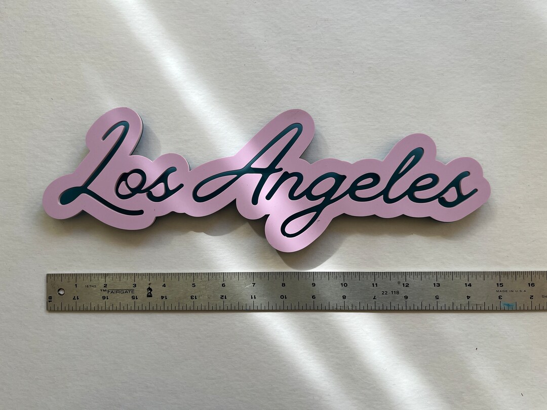 Los Angeles Sign, Los Angeles, LA Made, Local Artist, Acrylic Sign ...