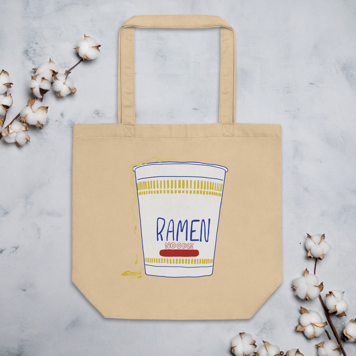 Ramen Noodles Eco Tote Bag College Bag - Etsy