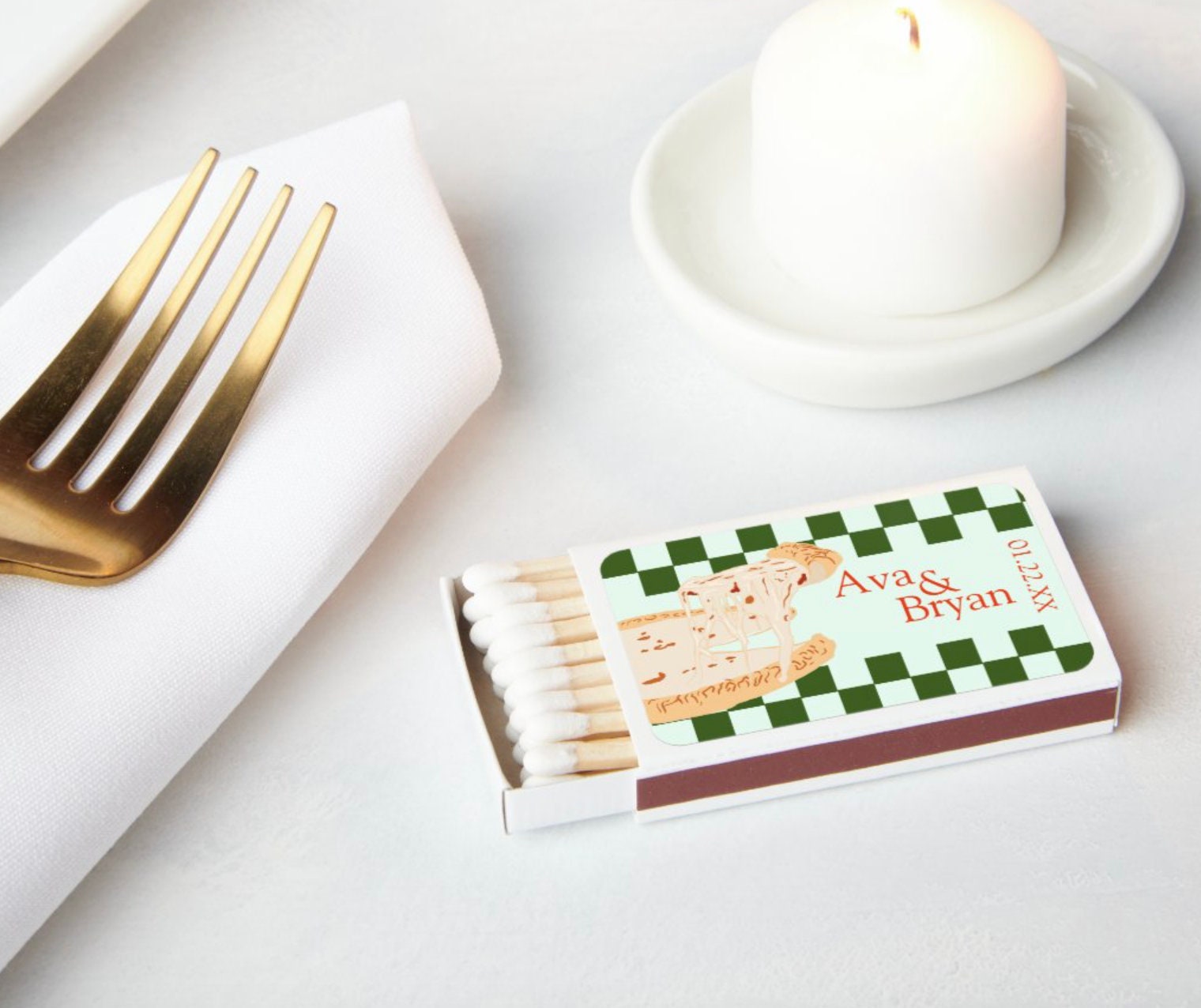 New York City Wedding Match Box Pizza Box Matches Match Box - Etsy