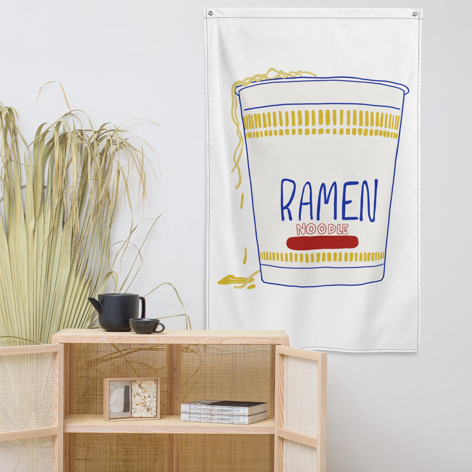 Ramen Noodle Flag Tapestry College Dorm Room - Etsy