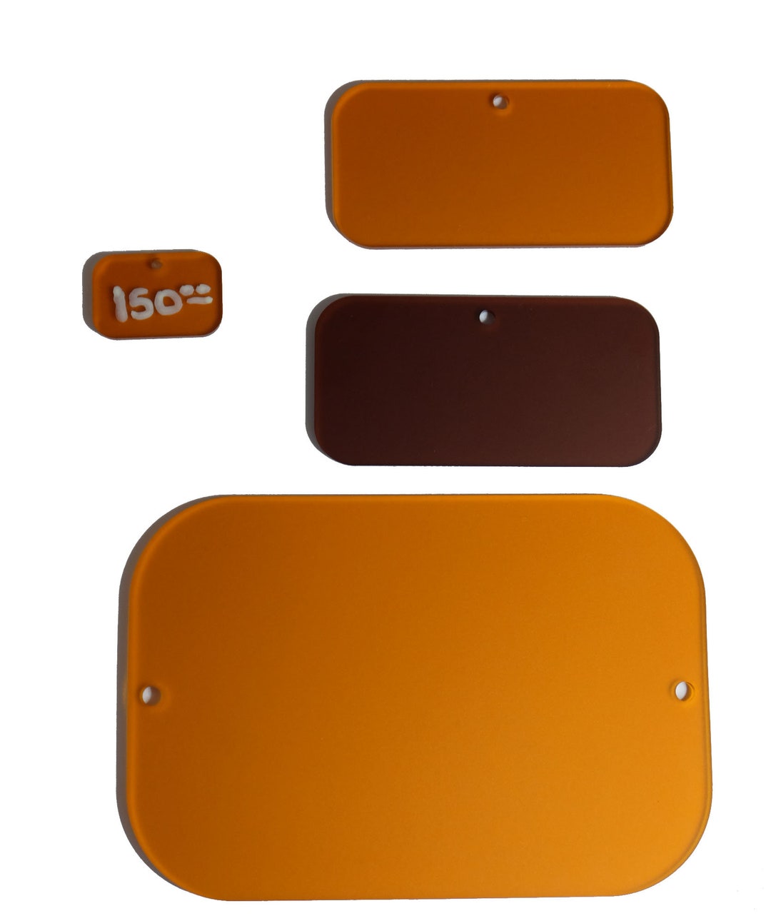 Reusable Acrylic Artist Labels: Custom Art Show Tags (25 Pieces) - Etsy