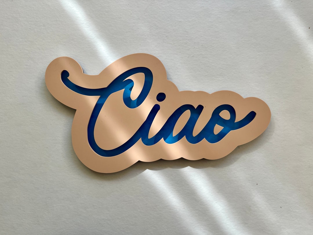 Caio Sign: Custom Acrylic Wall Art, Ready to Hang - Etsy