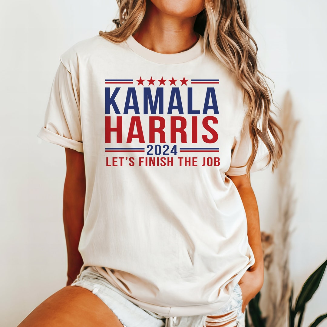 Kamala Harris 2024 Shirt Madam President Kamala Harris Tee Kamala Rally ...