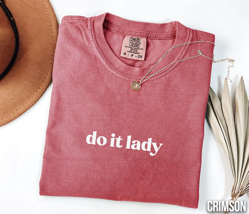 Do It Lady Comfort Colors Shirt for Women Trendy Viral Meme Tee for Her ...
