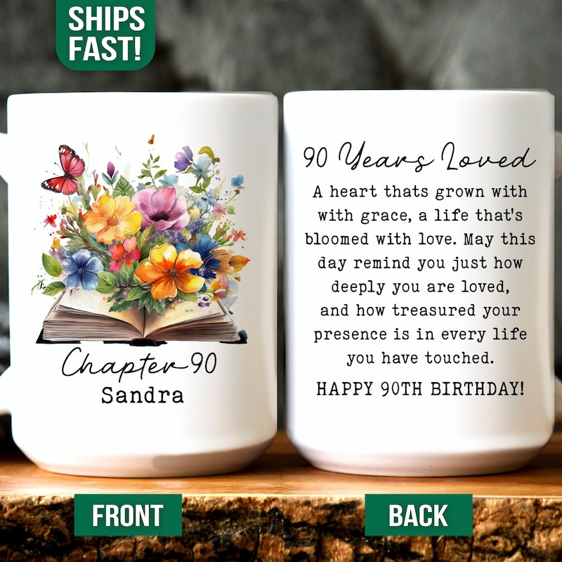 Custom 90th Birthday Gift - 60+ Gift Ideas for 2026
