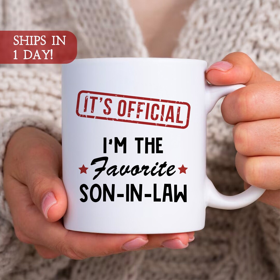 Funny Gifts for Son-in-law, Favorite Son in Law Mug for Birthday ...