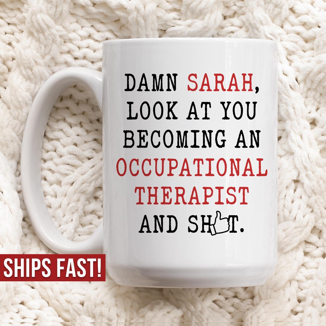 Custom Occupational Therapy Gifts for Future OT Therapist Graduation ...