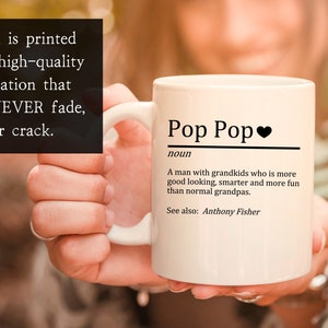 Pop Pop Definition Mug, Pop Pop Gift, Pop-pop Definition Coffee Mug ...