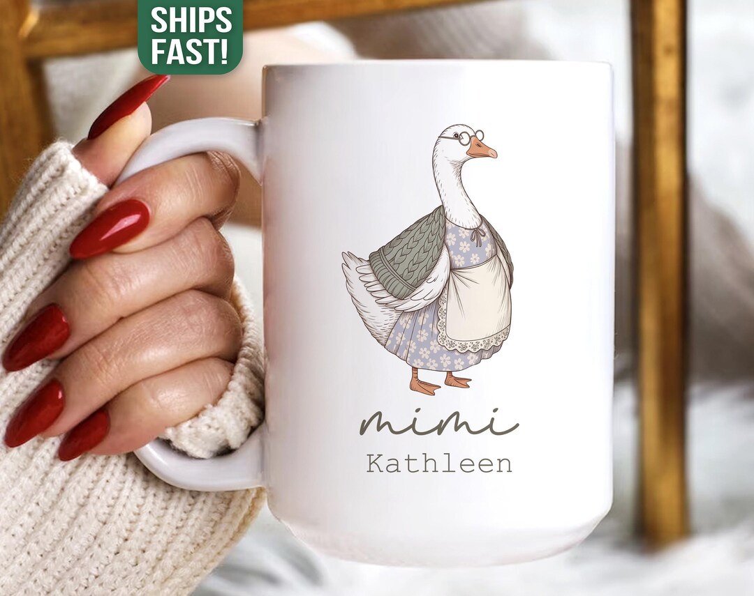 Silly Goose Mimi Gifts From Kids Custom Mimi Mug From Grandchildren ...
