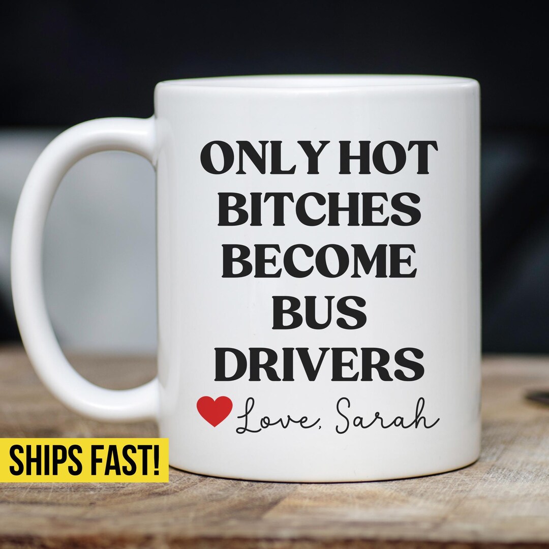 Custom Bus Driver Gifts School Bus Driver Thank You Gift Coffee Mug ...