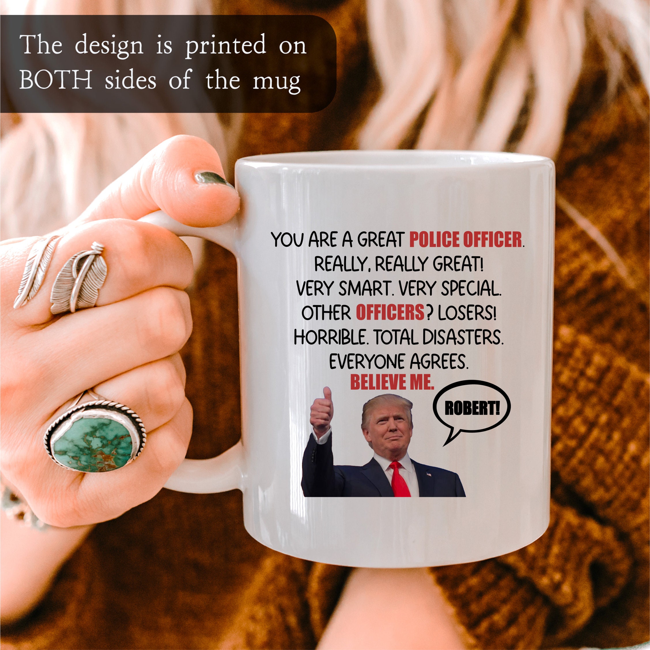Personalized Cop Gifts for Police Officer, A Great Police Officer Mug ...