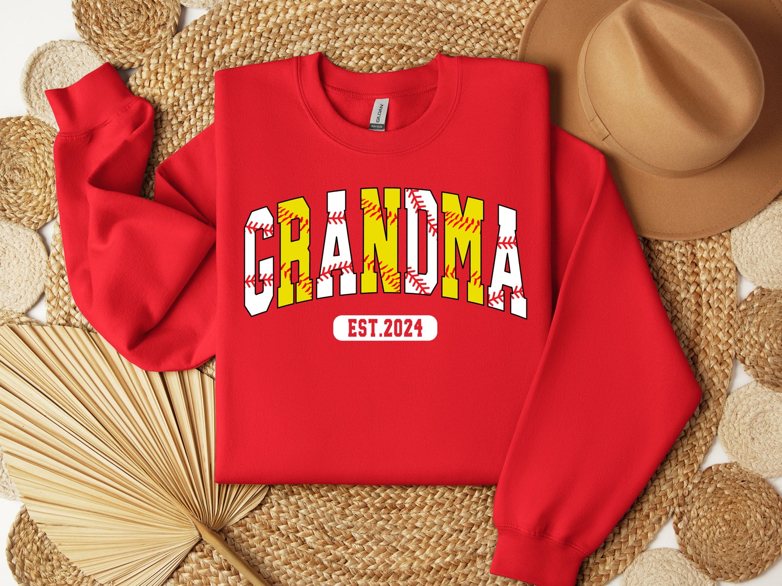 Custom Grandma Baseball Softball Shirt With Names Personalized Ballpark ...