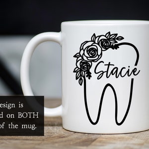 Dentist Custom Mug, Dentist Personalized Mug, Dental Hygienist Mug ...