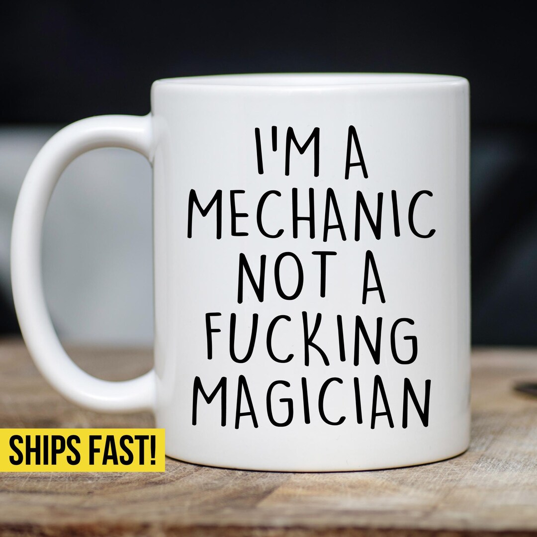 Custom Mechanic Gifts for Mechanics Funny Future Mechanic Coffee Mug ...