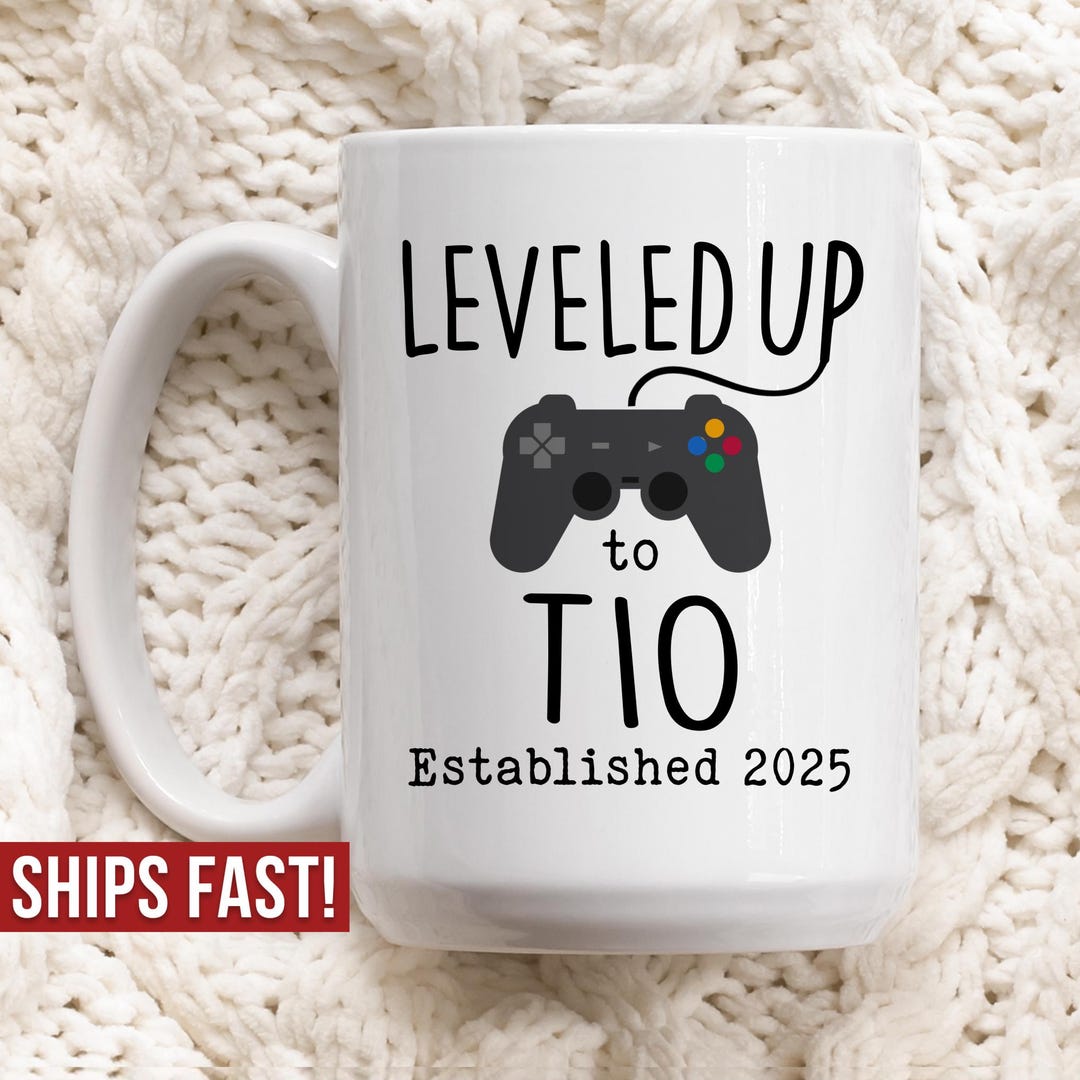 Leveled up to Tio Mug, New Tio Gifts for Brother, Future Tio Gifts ...