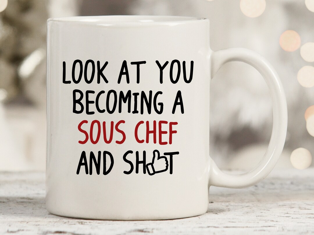 Sous Chef Gifts, New Sous Chef Gift, Sous Chef Mug, Chef Promotion Gift ...