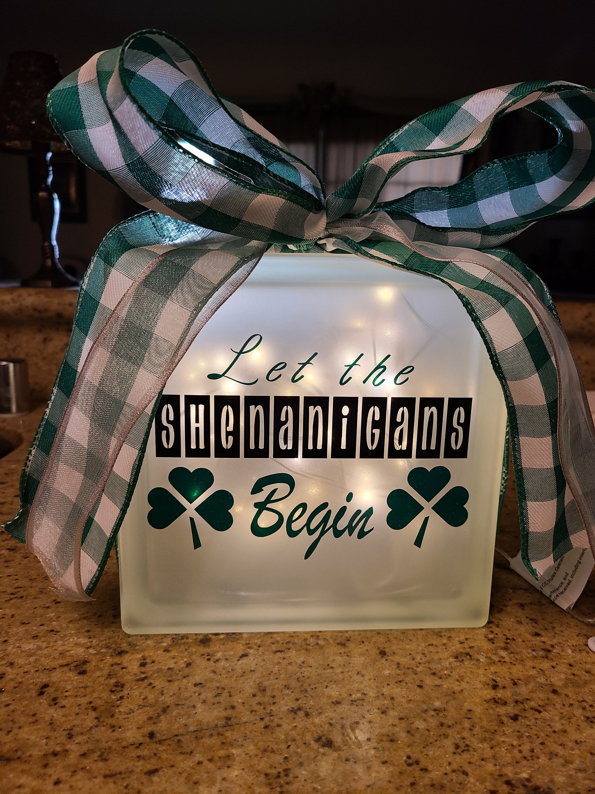 Custom Light Glass Block - Etsy