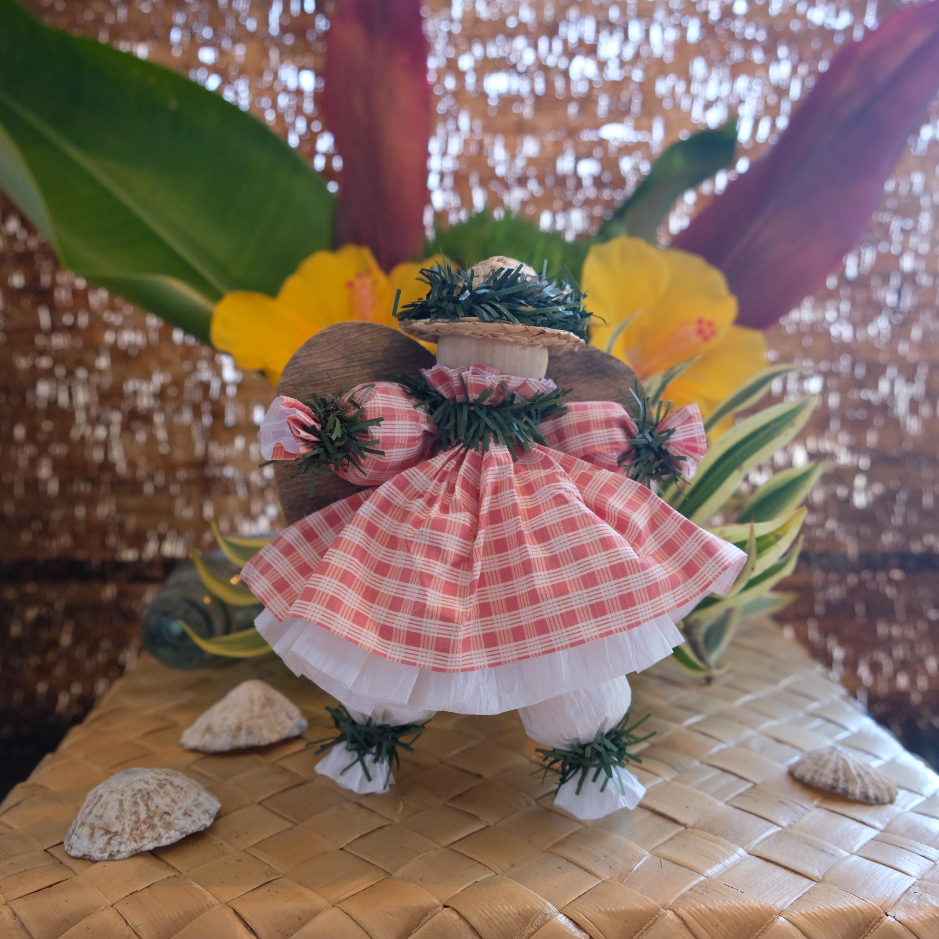 Handmade Gingham Palaka Hula Angel Christmas Ornament / Tree Topper - Etsy
