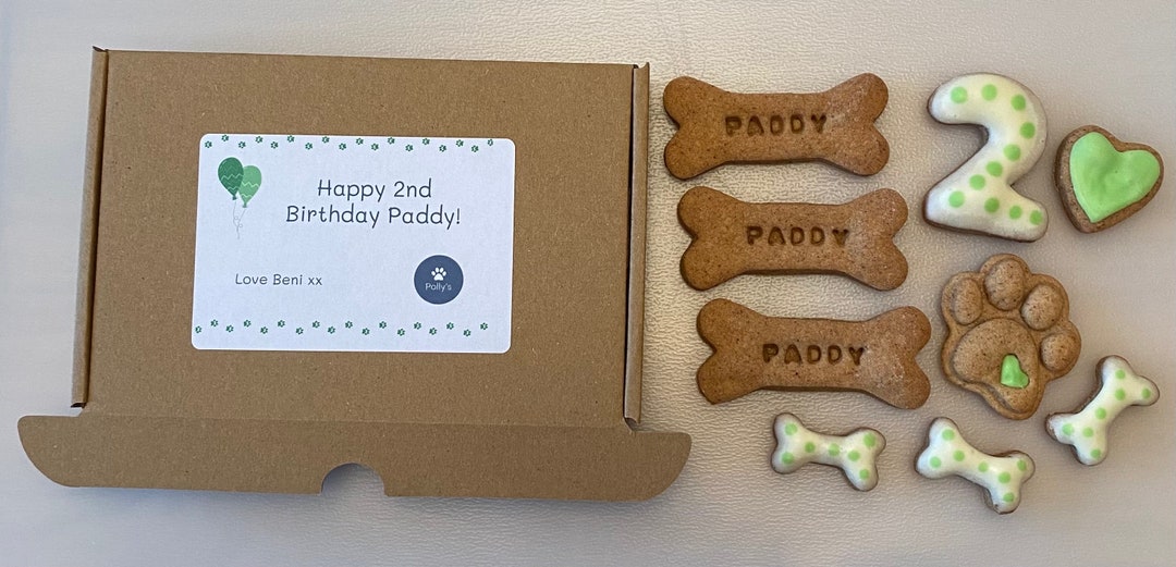 Medium Personalised Birthday Dog Treat Box A6 Letter Box - Etsy UK