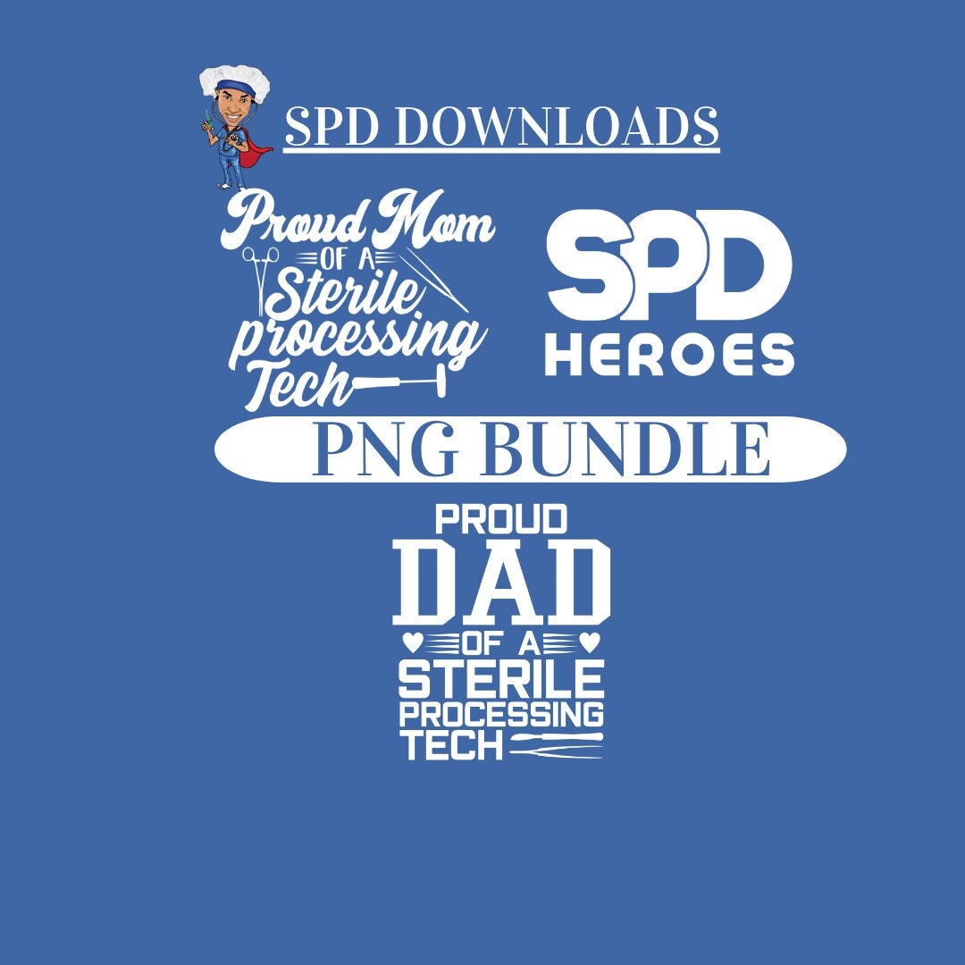 Bundle Sterile Processing PNG Sterilization Tech - Etsy