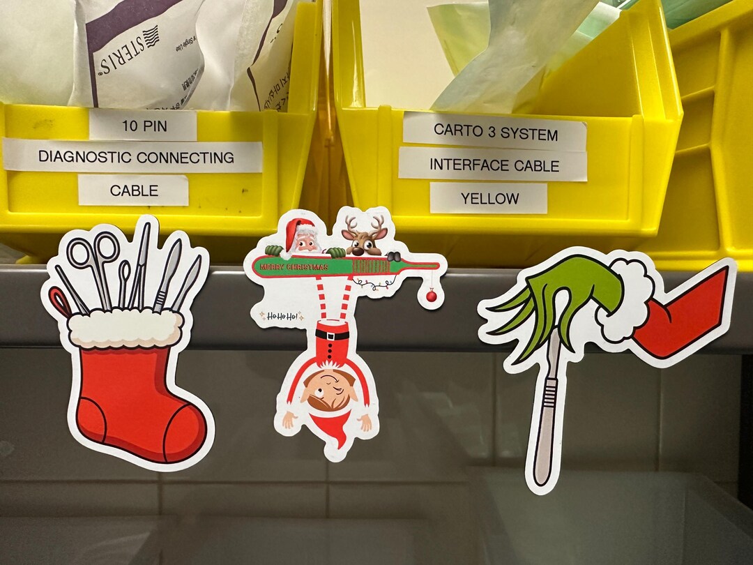 Christmas Surgical Magnet Bundle | Sterile Processing Tech Gifts - Etsy