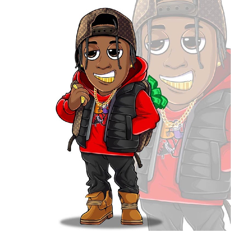 PNG Bag Chasing Clipart Character - Etsy