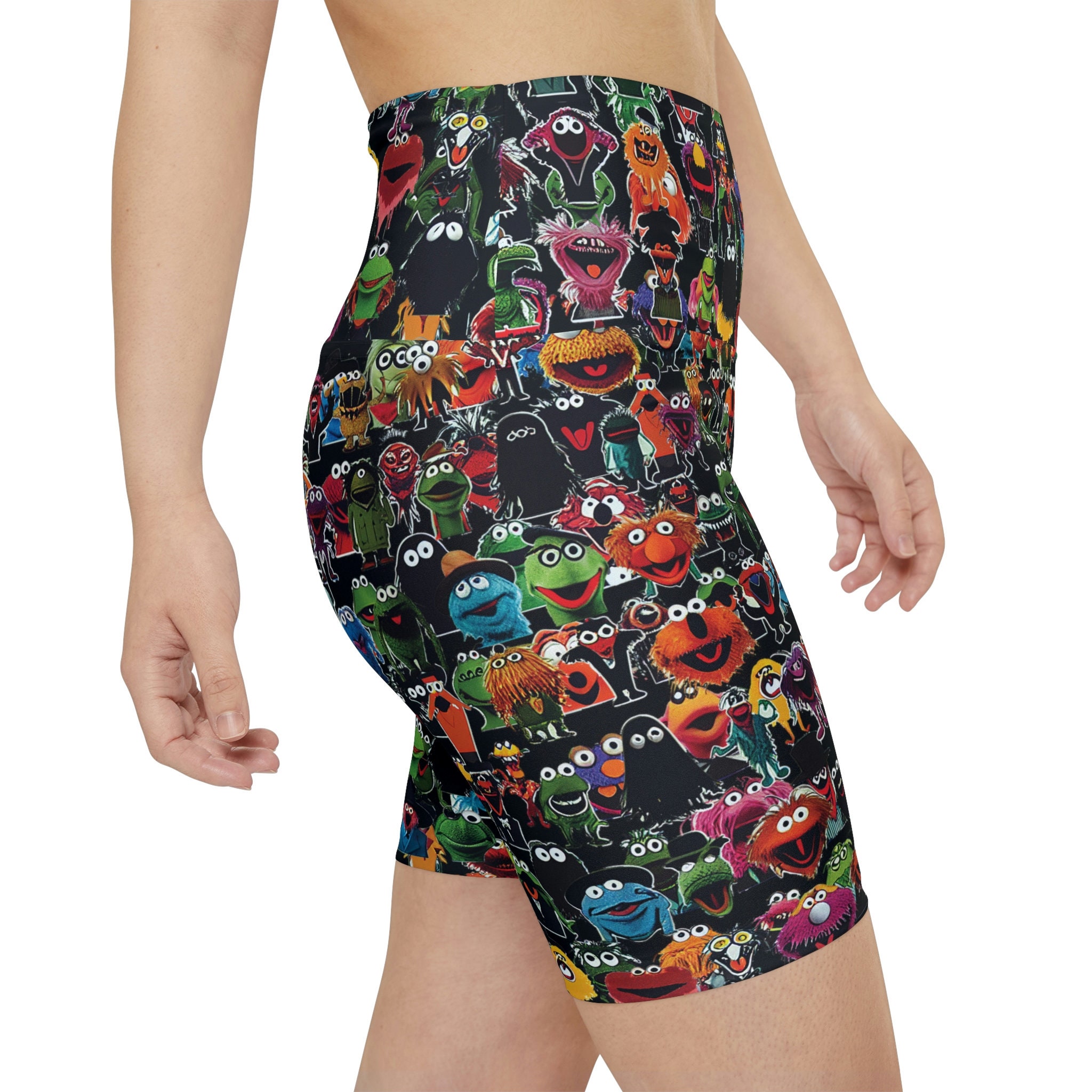 Muppets as Drawn by a Mental Child Women's Workout Shorts - Etsy