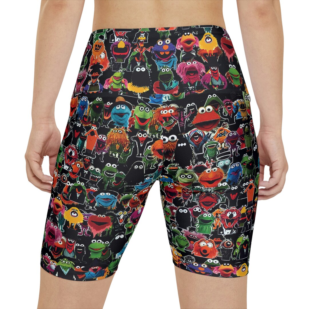 Muppets as Drawn by a Mental Child Women's Workout Shorts - Etsy