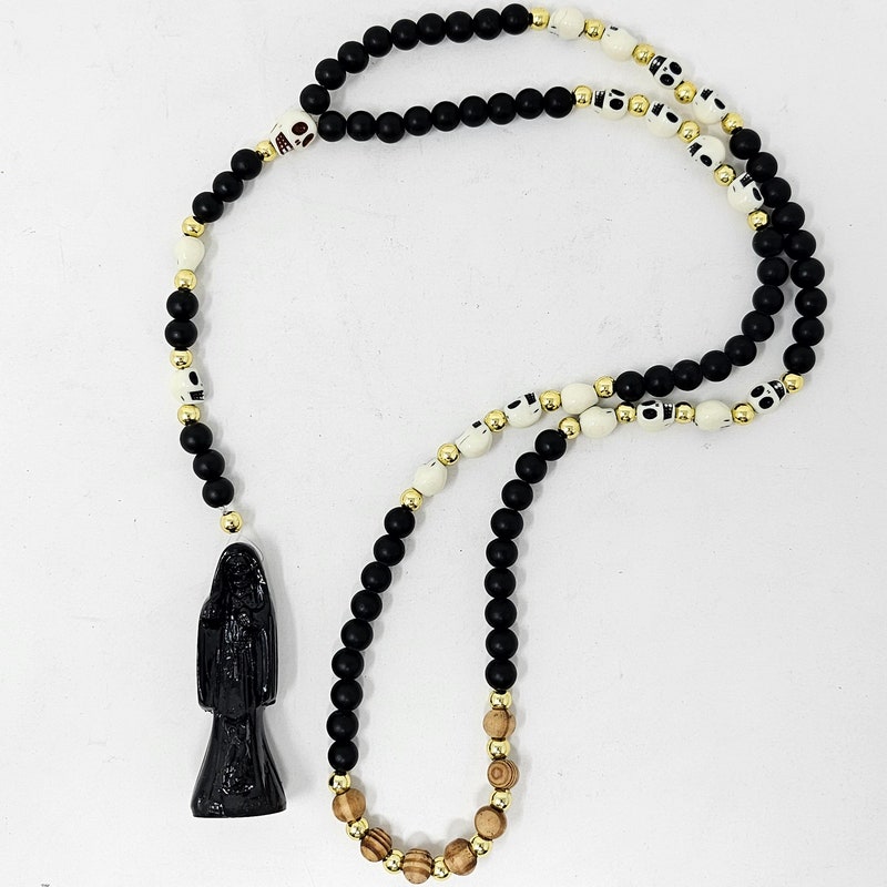 Rosary Santisima Muerte - Etsy