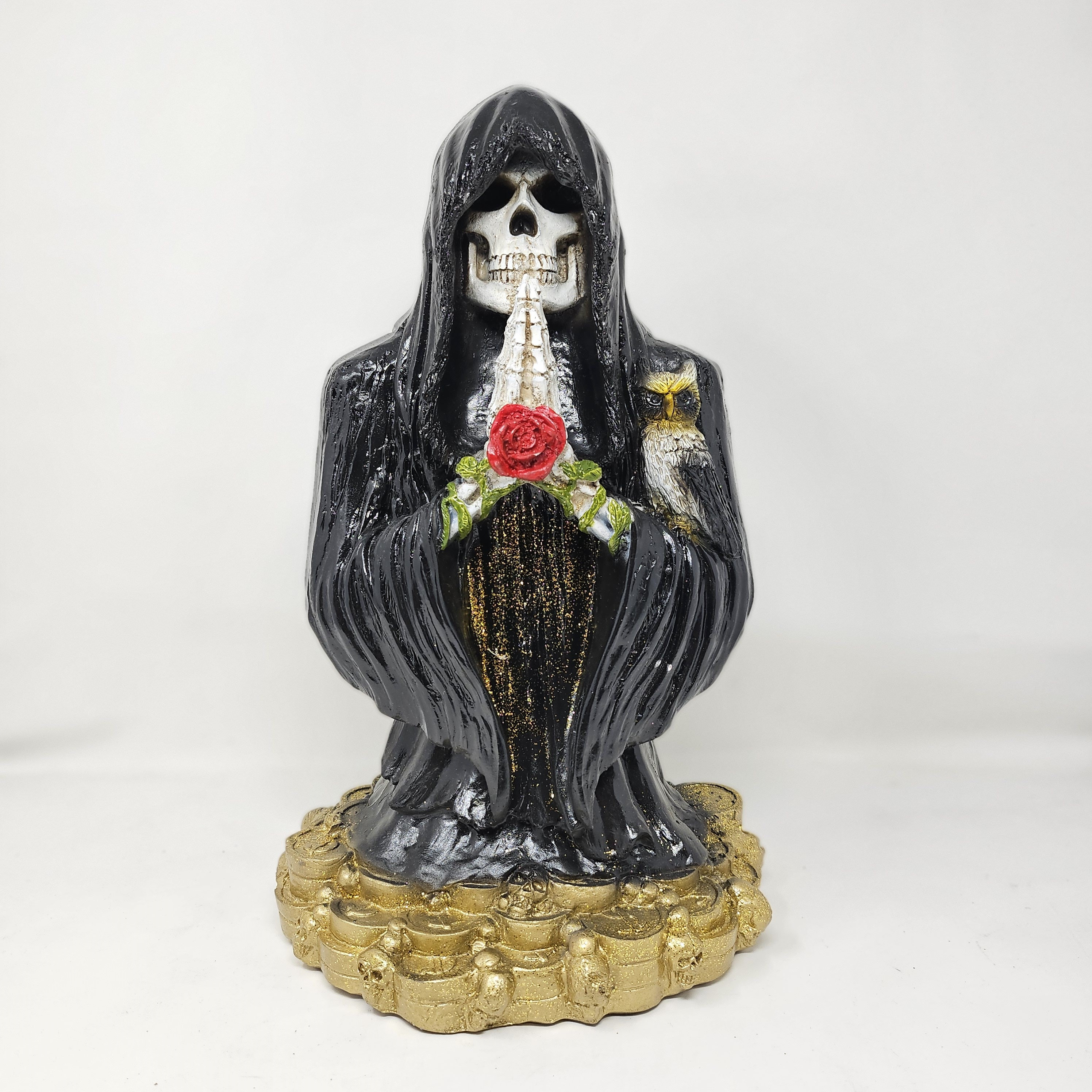 Forgiveness Santa Muerte White Figure Statue 14 Inch.figura Santa ...