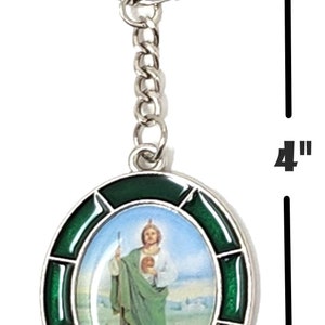 San Judas Tadeo Keychain: Saint Jude Religious Key Ring - Etsy