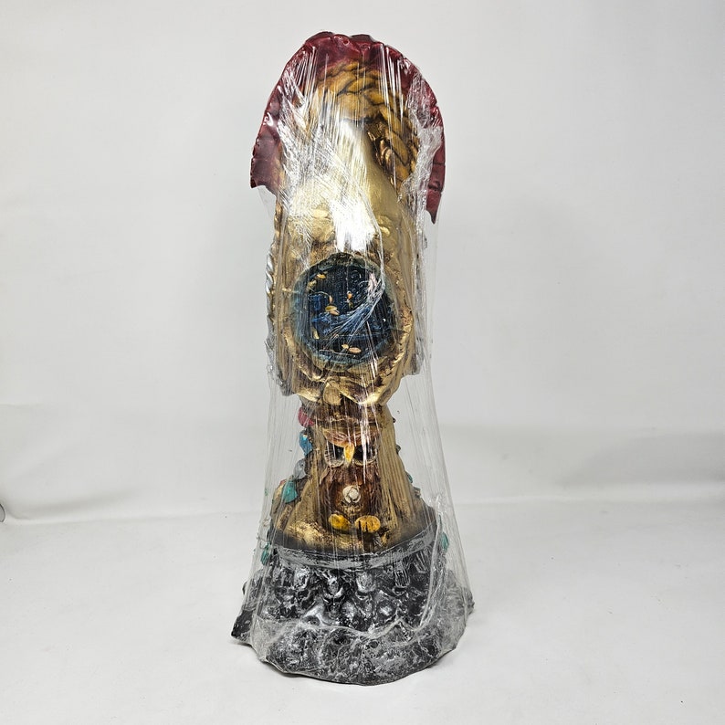 Santa Muerte Azteca Figure Statue 16 Inch. Figura Santa Muerte Negra ...