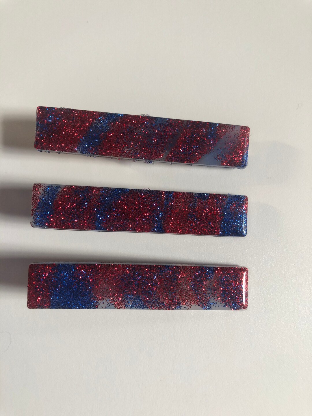 Buffalo Bills Themed Bar Hair Clips - Etsy