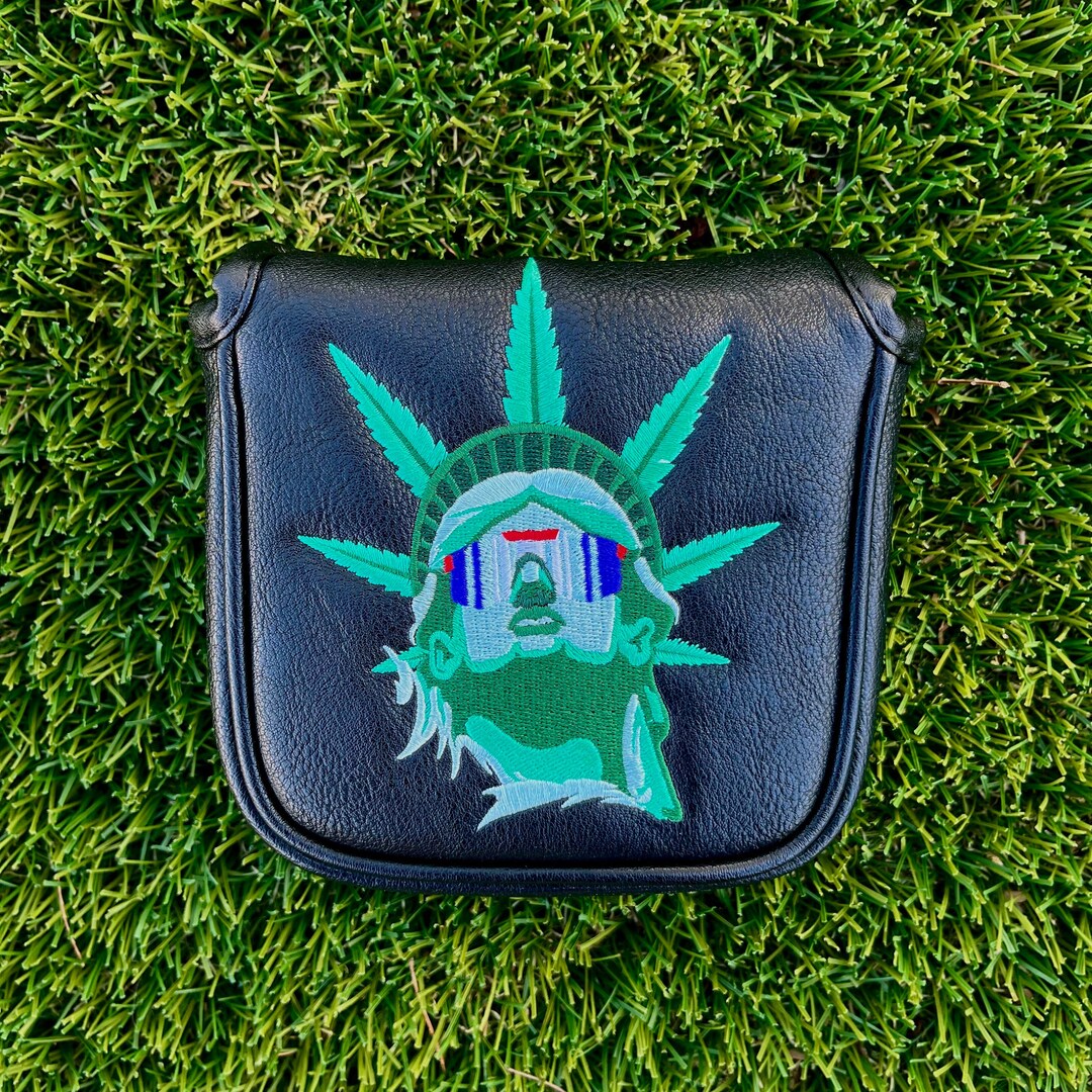 Marijuana Mallet Putter Cover - Faded Golf Co - Etsy