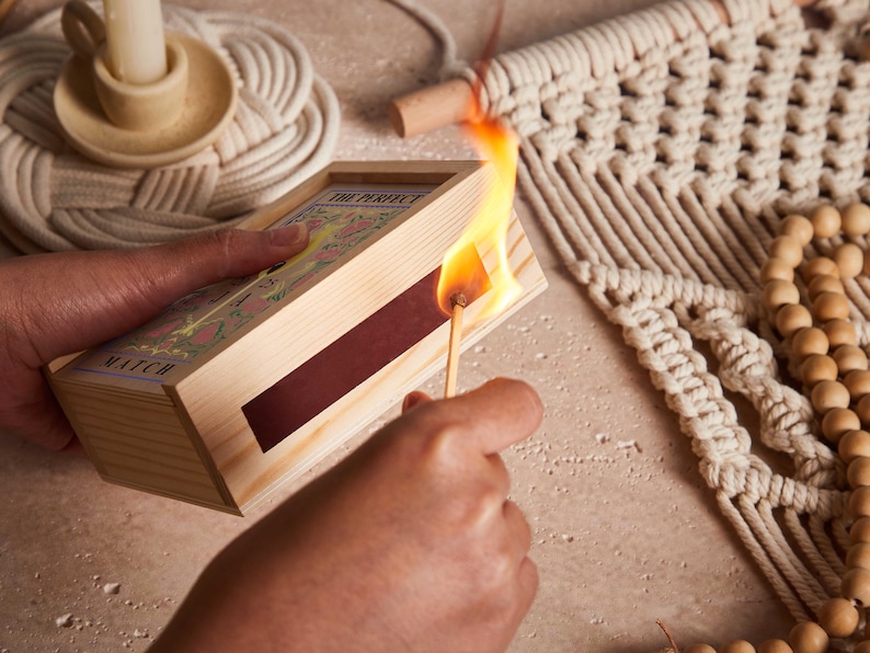 Personalized Couples Matchbox Wood, Custom Printed Matchboxes ...