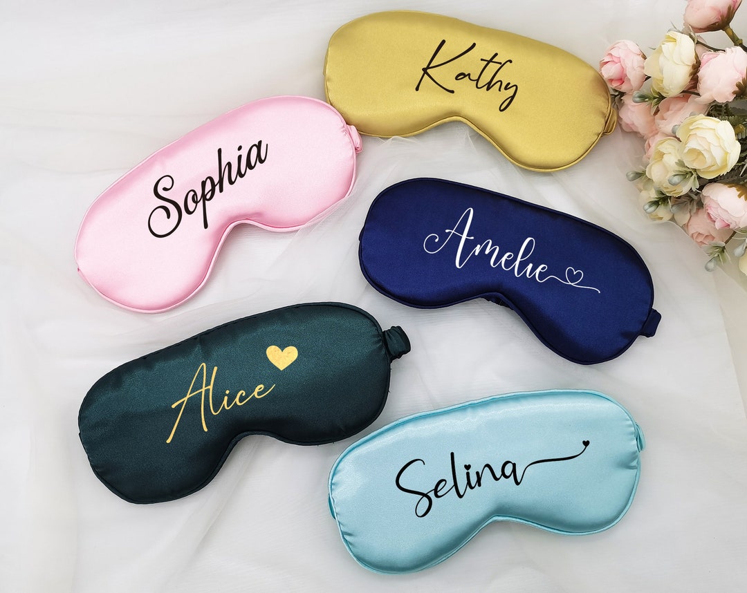 Personalized Sleep Mask,customized Eye Masks,bachelorette Party,custom ...