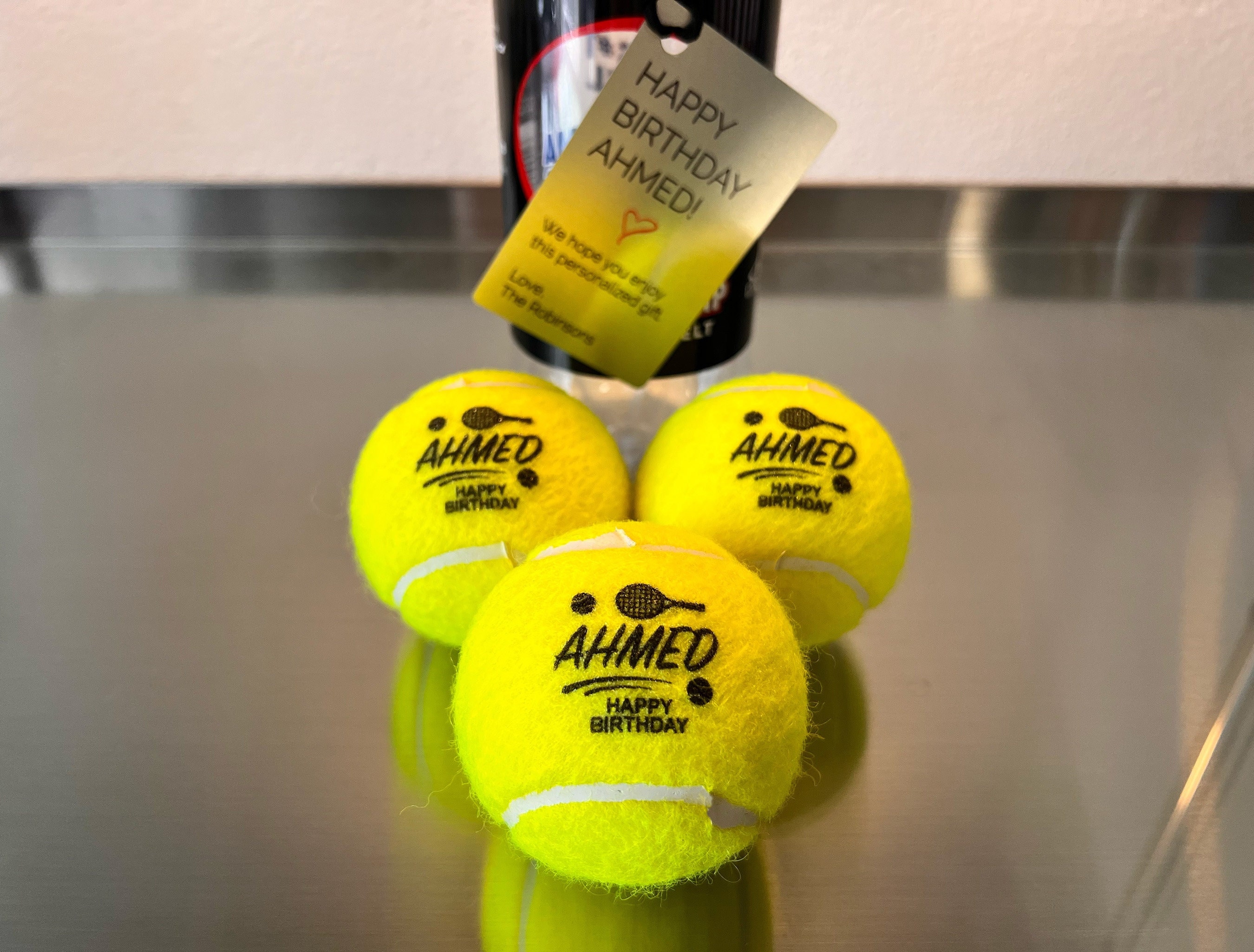 Personalized Tennis Balls: Unique Christmas Gifts. Give the Gift of ...