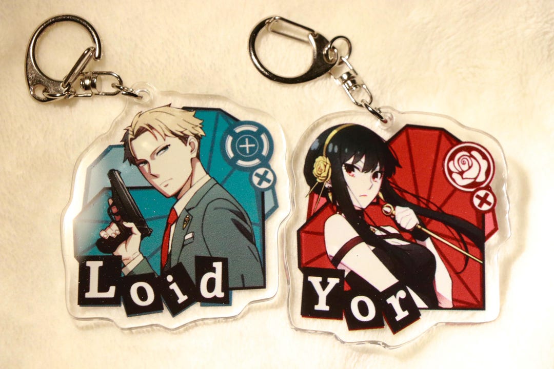 Anime Sketch Style Keychain Charm Merch - Etsy