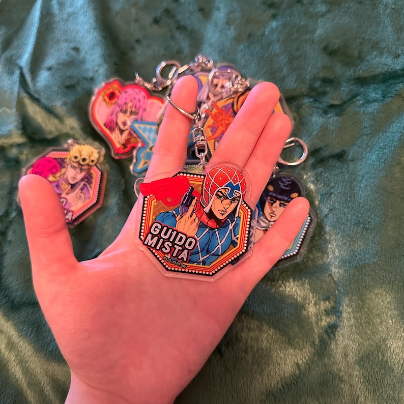 Anime Jj Acrylic Keychain - Etsy