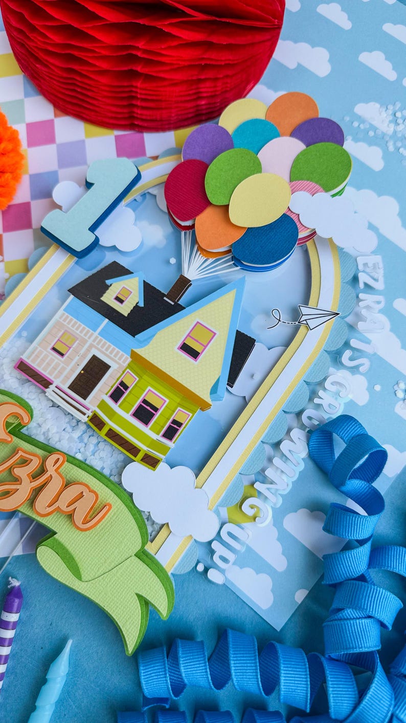 Up Cake Topper / up Pixar Topper - Etsy