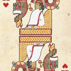 Aztec Codex Playing Cards - Etsy