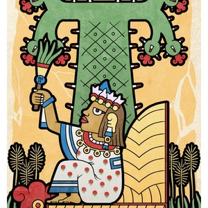 Aztec Codex Tarot Deck - Etsy