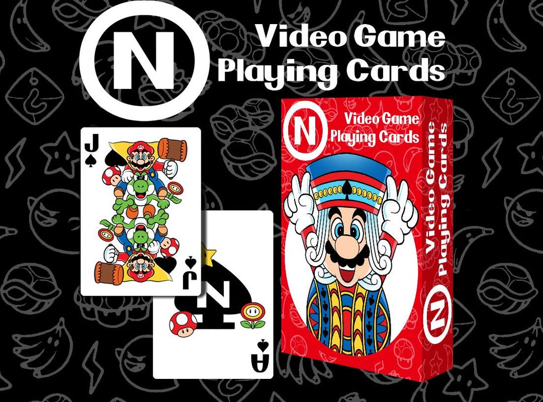 Video Game Playing Cards - Etsy