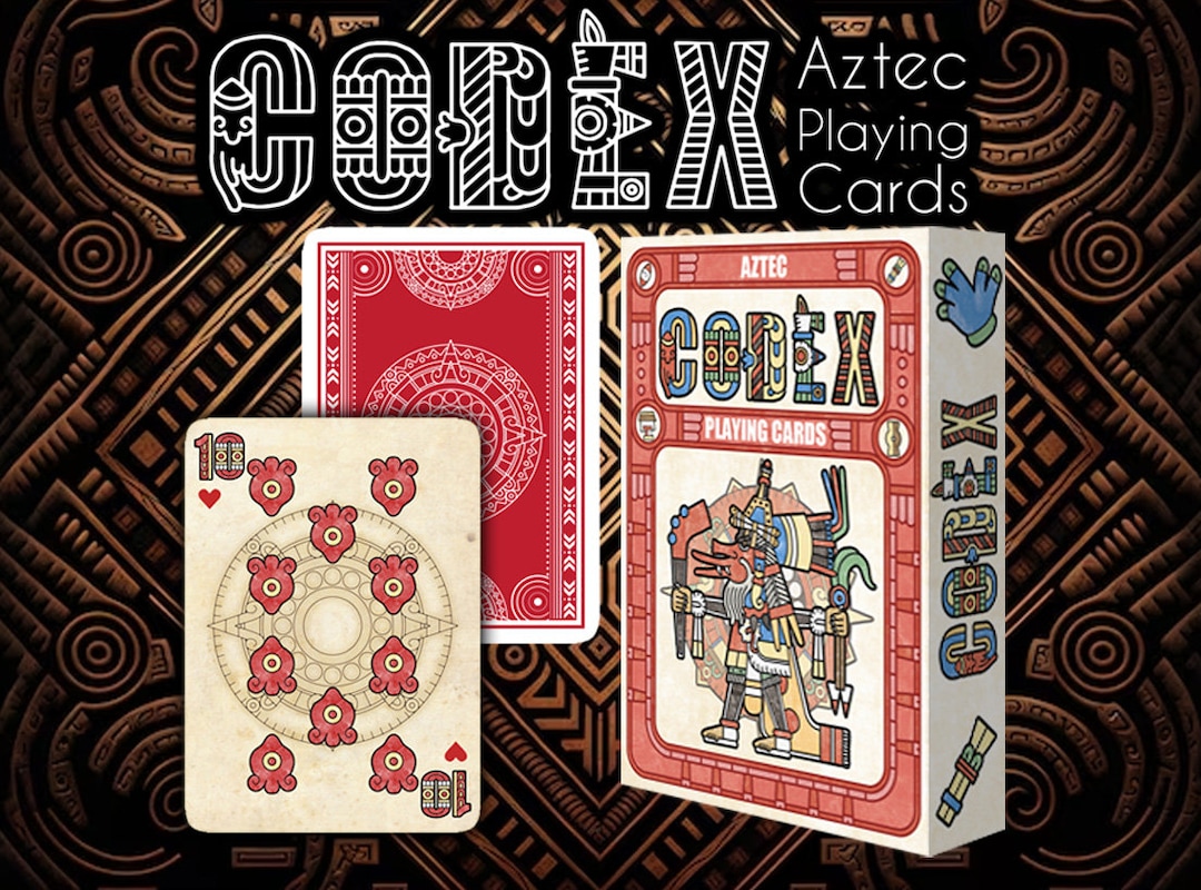 Aztec Codex Playing Cards - Etsy