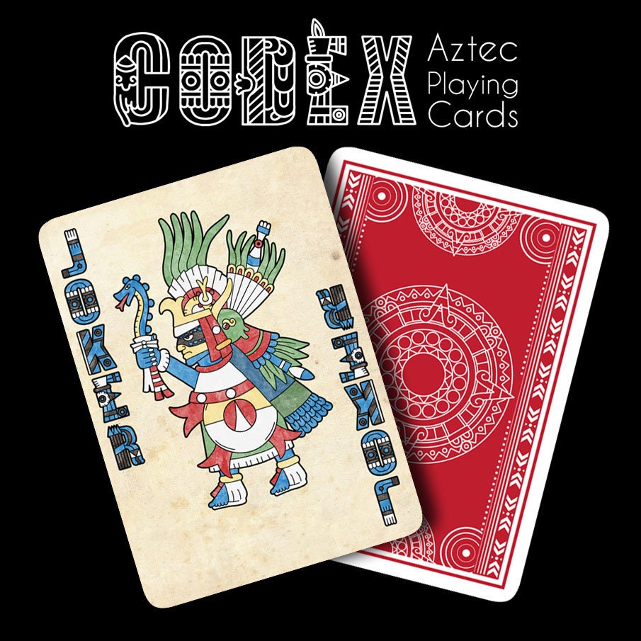 Aztec Codex Playing Cards - Etsy