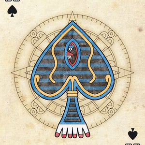 Aztec Codex Playing Cards - Etsy