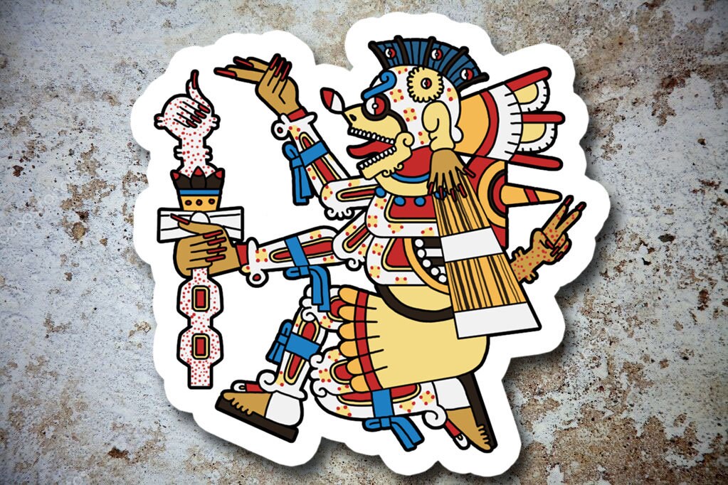 AZTEC GODS STICKERS Set of 5 Waterproof - Etsy
