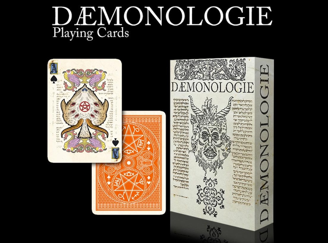 Demonologie Playing Cards - Etsy