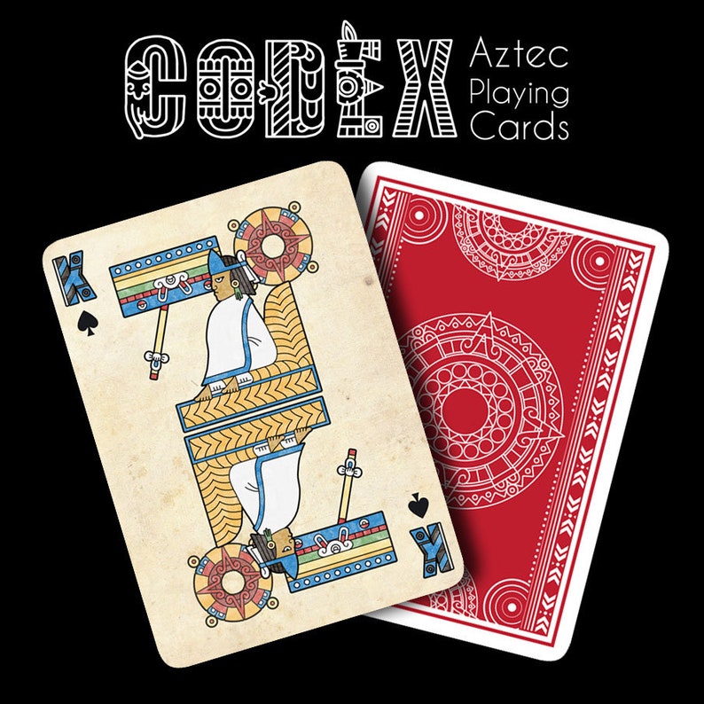 Aztec Codex Playing Cards - Etsy